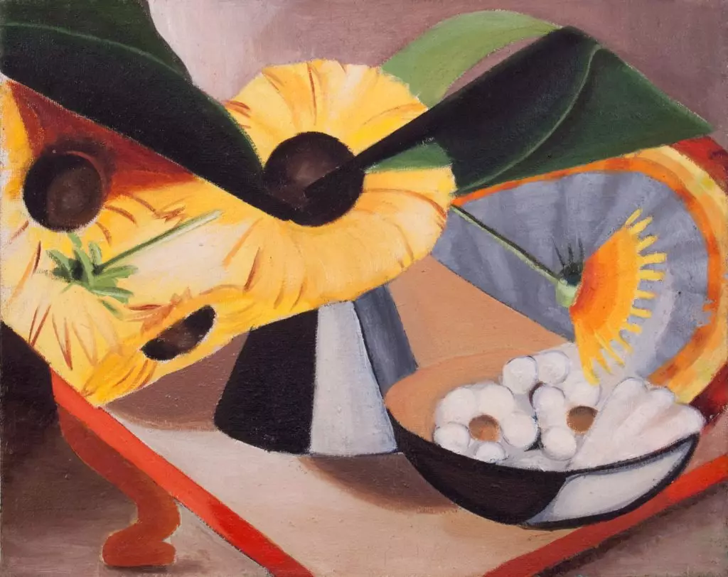 Dusti Bongé, Sunflowers (1944). Aoina o le Dusti Bongé Art Foundation.