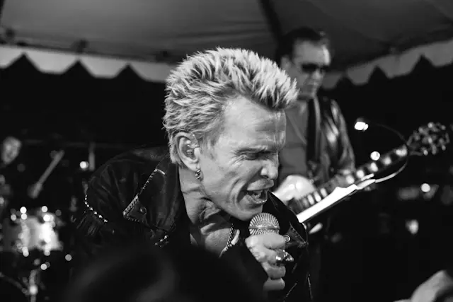 Billy Idol koncertuoja „Subliminal“ 2014 m. Subliminal sutikimu.