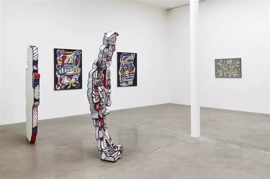 Dubuffet၊ တပ်ဆင်မှုမြင်ကွင်း၊ Timothy Taylor ပြခန်း။ Timothy Taylor Gallery မှ ကူးယူဖော်ပြပါသည်။