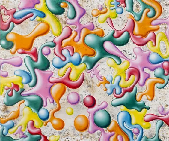 Kenny Scharf, JELLO-ORBZ (2015). Le caoinchead ó Patricia Low Contemporary.