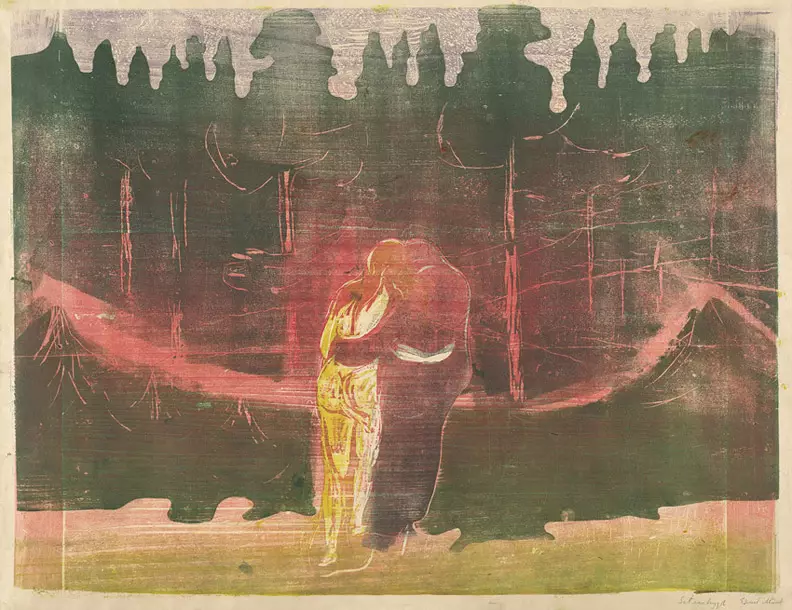 Yadda Edward Munch na Majagaba Amfani da Kimiyyar Launi Ya Sanya Art akan Hanyar Zuwa Abstraction 27869_1