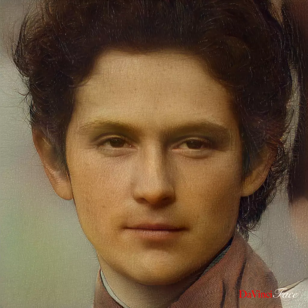 Da Vinci Üzü ilə Timothee Chalamet.