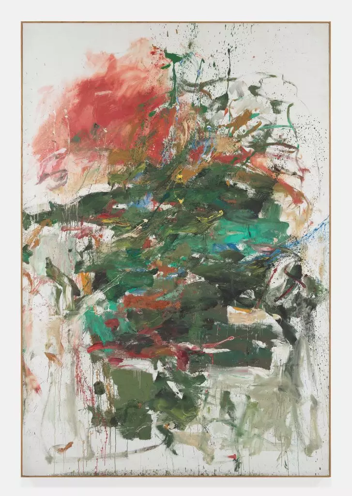 Joan Mitchell, 12 Hawks ob 3. uri (1960). © Posestvo Joan Mitchell