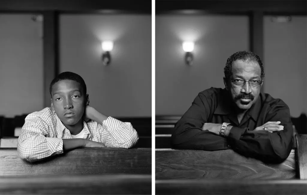 Dawoud Bey, Braxton McKinney e Lavon Thomas, Birmingham, AL (2012). © Dawoud Bey. Cortesía do artista e Sean Kelly, Nova York.