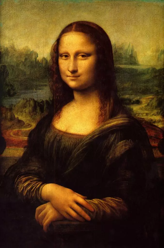 Leonardo da Vinci, Mona Lisa. A párizsi Louvre jóvoltából.