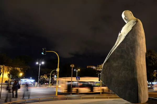 Oliviero Rainaldis pave Johannes Paul II. Foto GABRIEL BOUYS/AFP/Getty Images