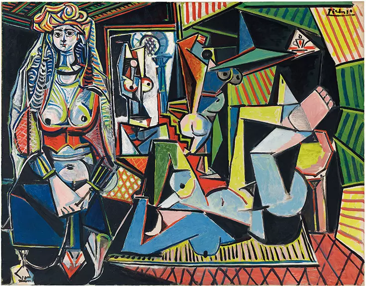 Pablo Picasso Les Femmes d'Alger（“O”版）（1955 年）。由紐約佳士得提供。