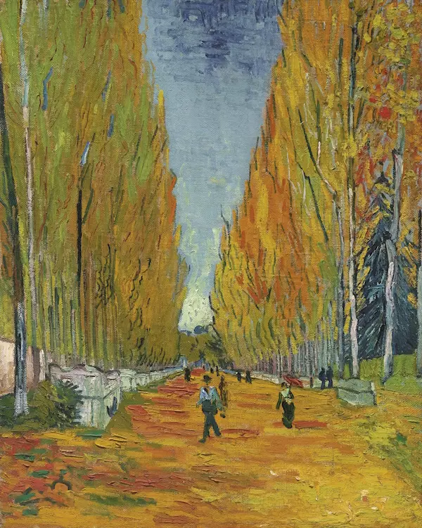 Vincent van Gogh L’Allée des Alyscamps (1888) Sawirka: Sotheby's