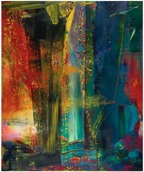 Gerhard Richter Abstraktes Bild (1986) 照片：蘇富比