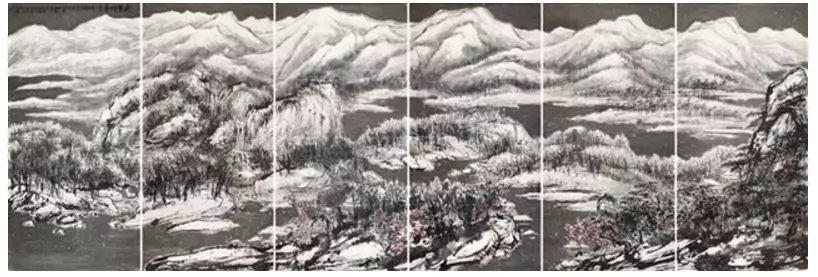 Cui Ruzhuo, The Grand Snowing Mountain (2013). Met vergunning Poly Auction Company.