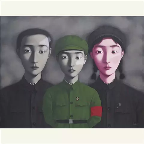 Zhang Xiaogang, Bloodline: Big Family No. 3 (1995) 5 aprel 2014-cü ildə Sotheby's Honq-Konqda 12.144.809 dollara satıldı. Şəkil: artnet.