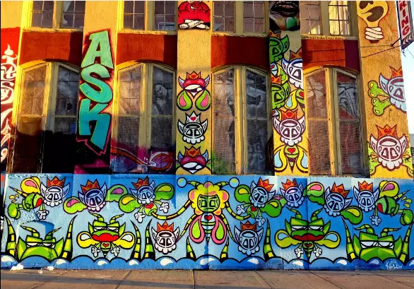 Arte de 5Pointz de Kid Lew , tal e como se inclúe no Street Art Project de Google.