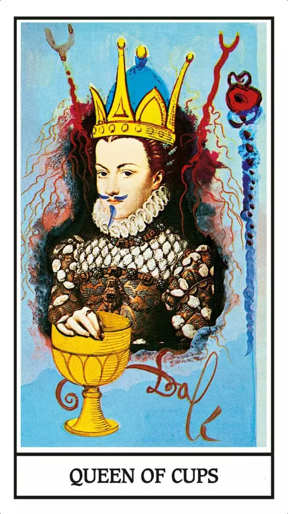 Dalí. Tarot. Johannes Fiebig. TASCHEN. ساندۇقتا كىتابچە بار 78 تار كارتىنىڭ پالۇبى.