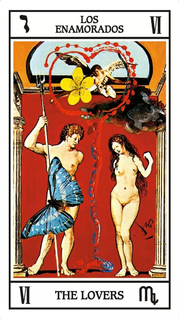 Dalí. Tarot. Johannes Fiebig. TASCHEN. ساندۇقتا كىتابچە بار 78 تار كارتىنىڭ پالۇبى.