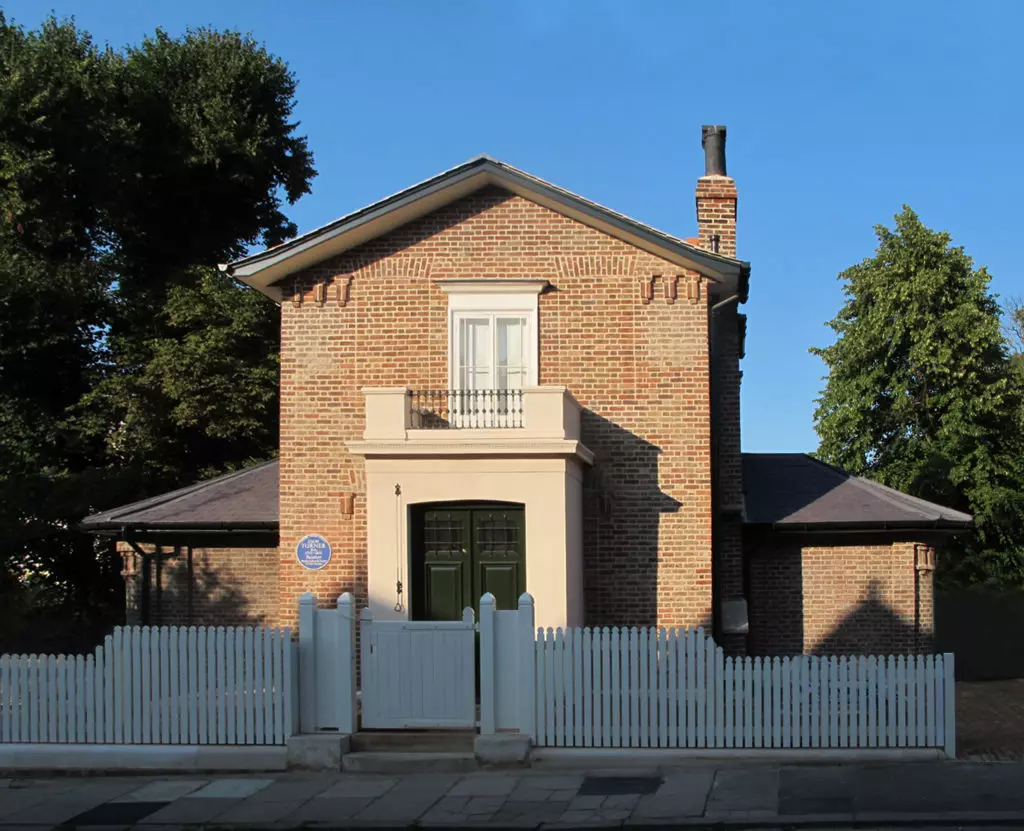 J.M.W. Rumah Sandycombe Turner setelah renovasi. Courtesy of Butler Hegarty Architects/Turner's House Trust.