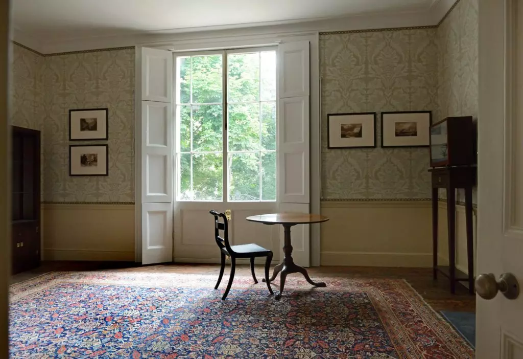 Stuen til J.M.W. Turner's Sandycombe House etter renovering. Med tillatelse fra Anne Purkiss/Turner's House Trust.