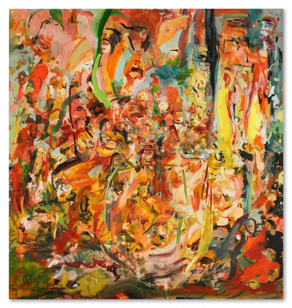 Cecily Brown, Faeriefeller (2019). Trwy garedigrwydd Sotheby's.