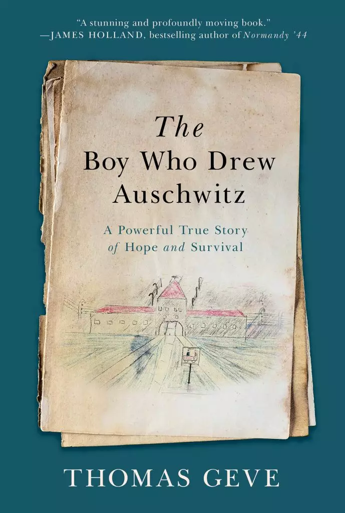 The Boy Who Drew Auschwitz: A Powerful True Story of Hope and Survival deur Thomas Geve. Met vergunning van Harper Collins.