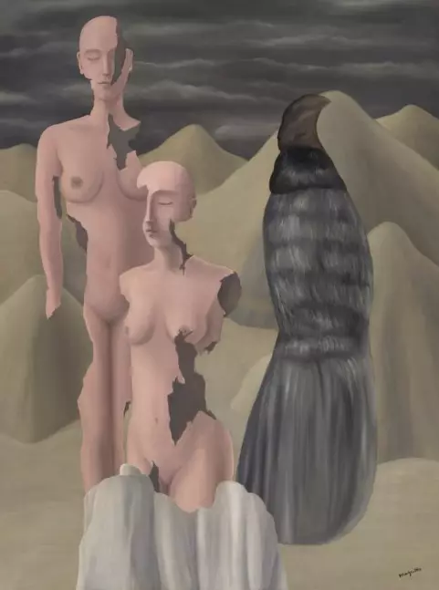 René Magritte, La lumière du pôle (1926-1927). Ljubaznošću Christie'sa.