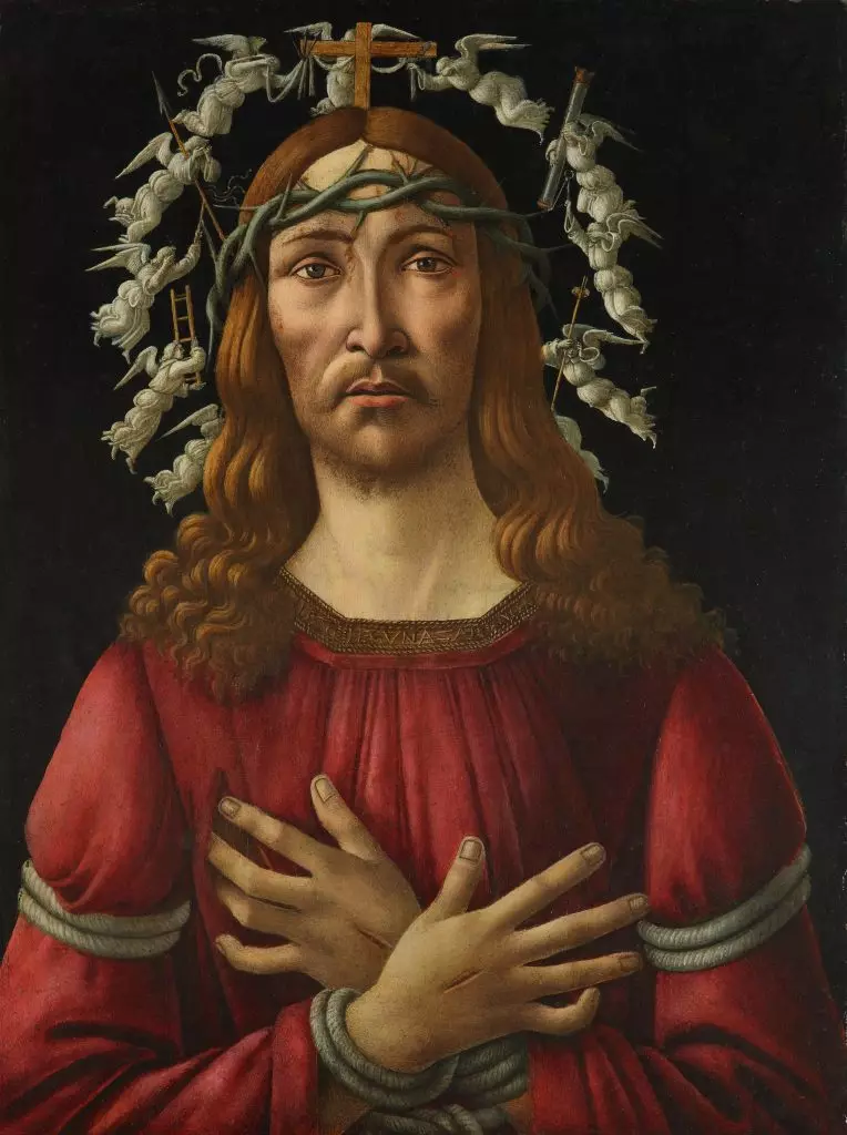 Sandro Botticelli, បុរសនៃទុក្ខព្រួយ។ រូបថតរបស់ Sotheby's។