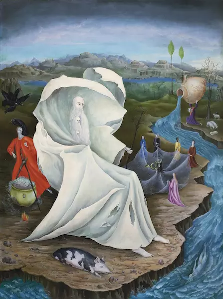 Leonora Carrington, The Temptation of St. Anthony (1945)Mufananidzo kuburikidza ne: Sotheby's