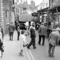 High Street Jam,Lewes 4.8.1966Chithunzi mwachilolezo cha Brighton Photo Biennial