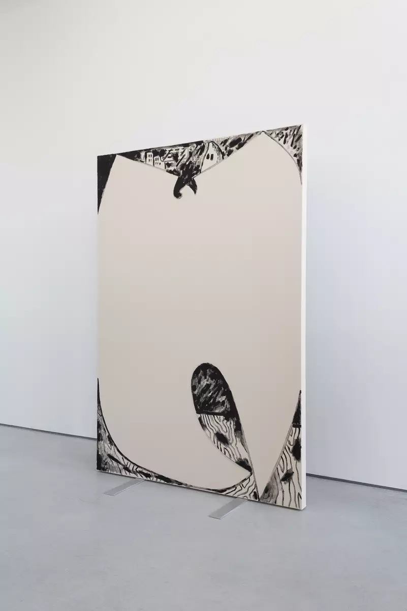 Luc Fuller, Untitled (Standing Painting) (2014) 아티스트 및 Rod Barton 제공