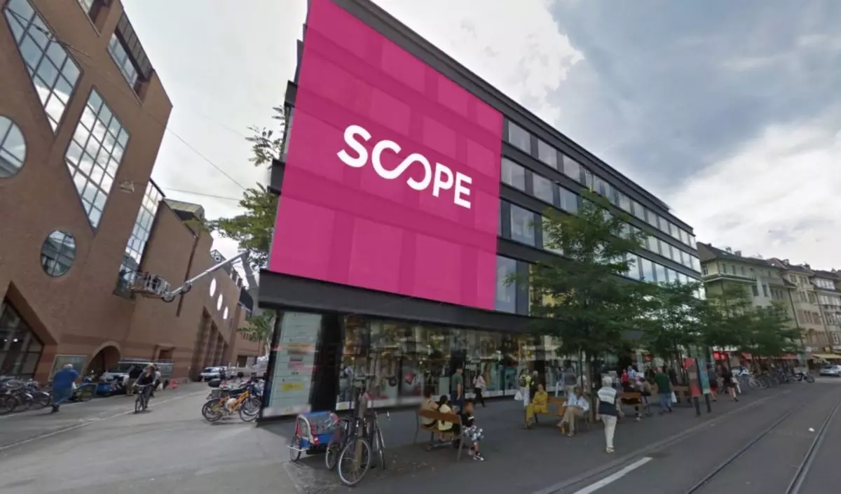 ពិព័រណ៍សិល្បៈ SCOPE, Basel ។ រូបថត៖ Scope Art Fair និង Google Maps។