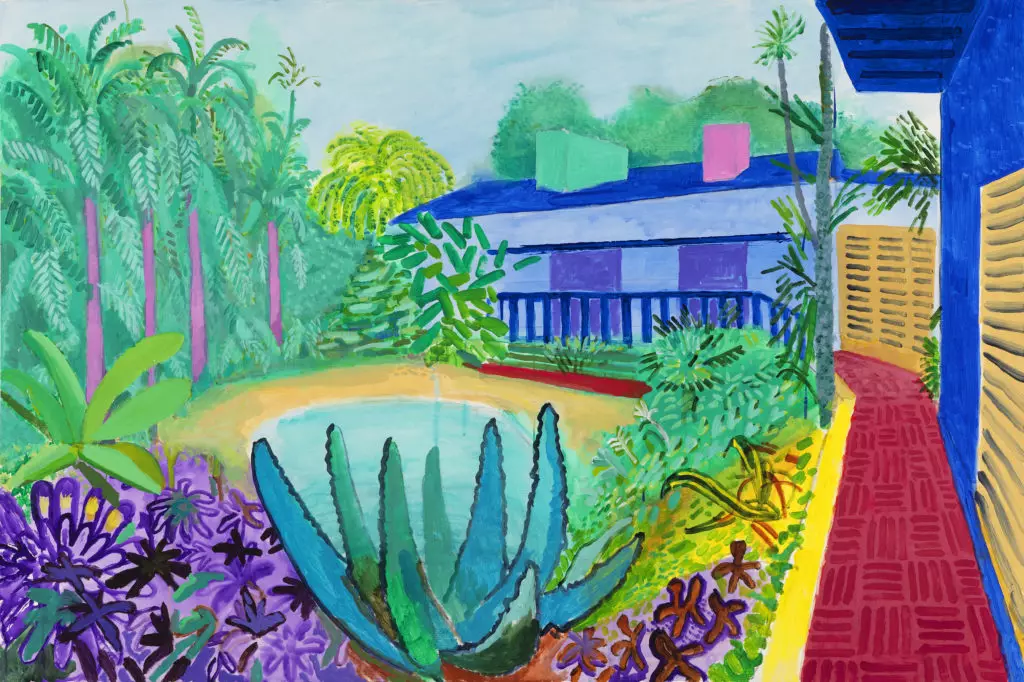 David Hockney, Garden, (2015). © David Hockney Fotokredyt: Richard Schmidt