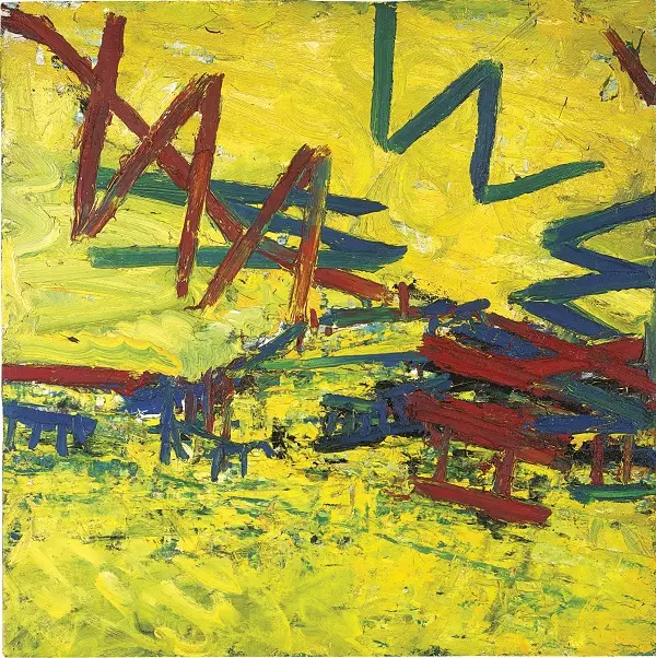 Frank Auerbach, Primrose Hill, Verão (1968). Foto cortesia da Sotheby's.