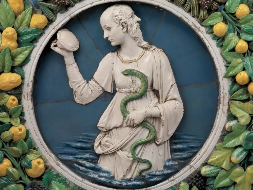 Luca della Robbia műve. A Bostoni Szépművészeti Múzeum jóvoltából.