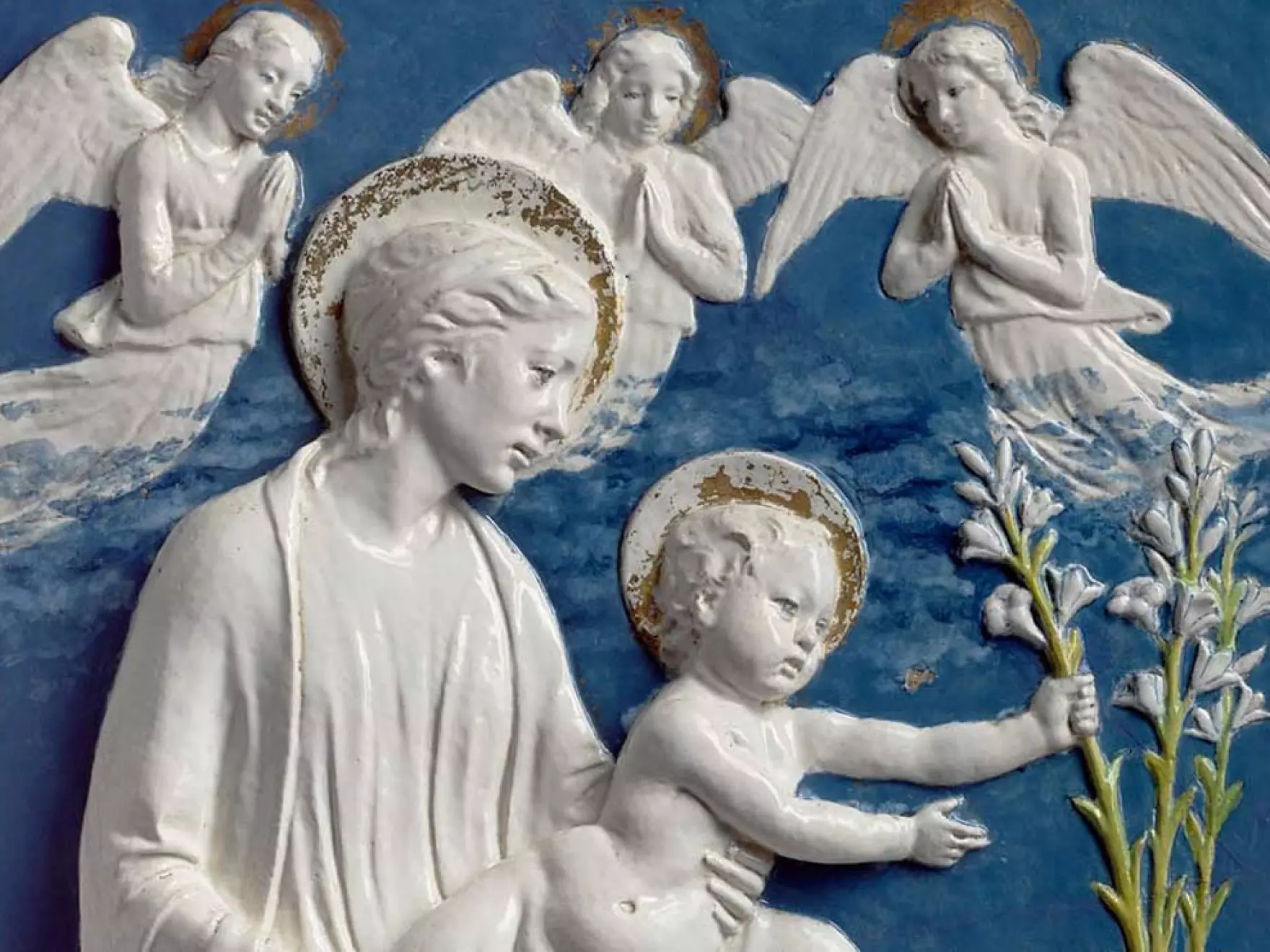 Luca della Robbia műve. A Bostoni Szépművészeti Múzeum jóvoltából.