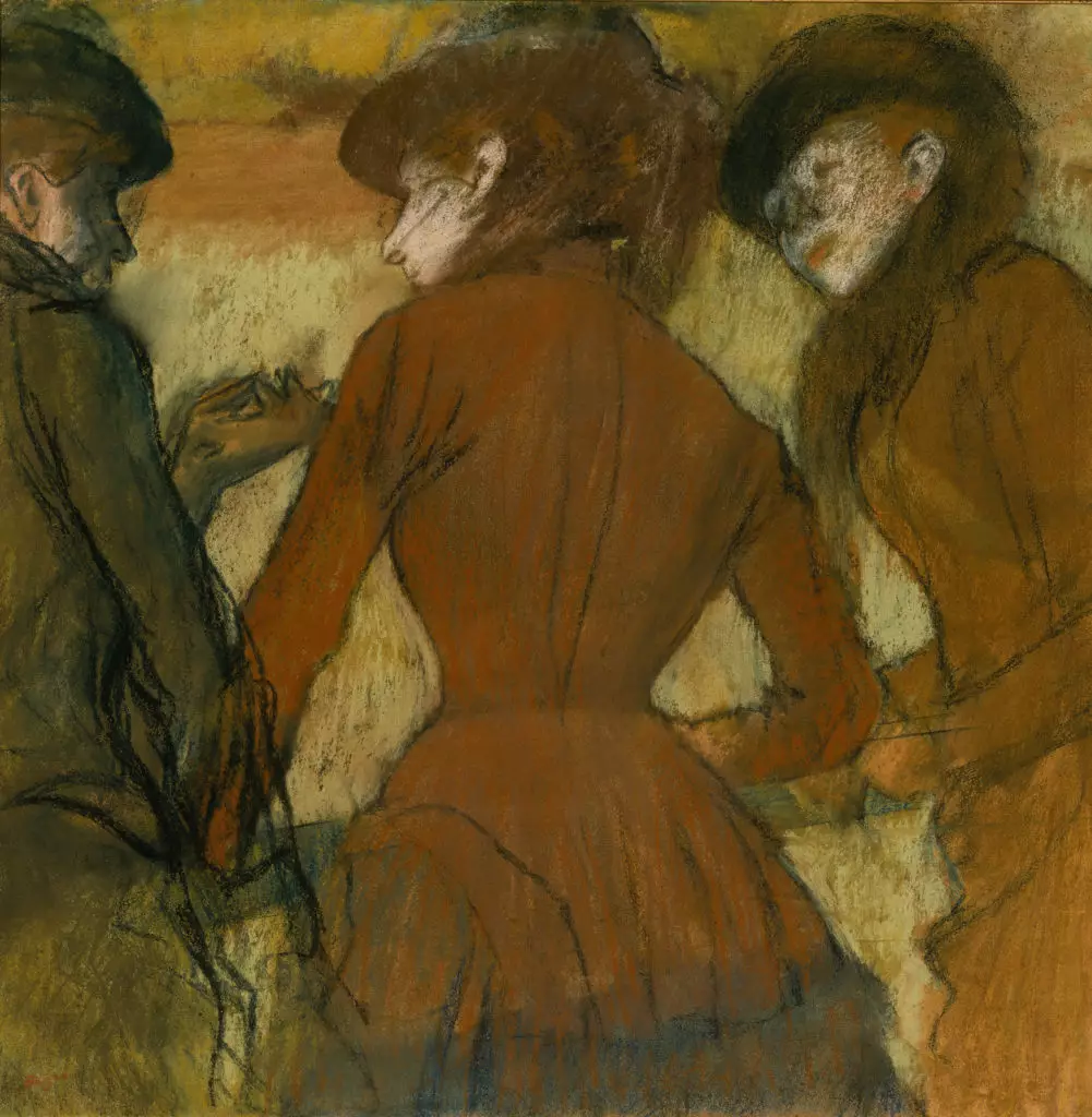 Edgar Degas, Tres dones a les curses. Cortesia del Museu d'Art de Denver.