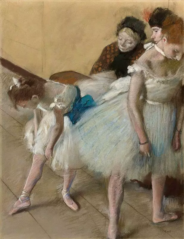 Edgar Degas, Examen de Dansa, 1880. Cortesia del Museu d'Art de Denver.