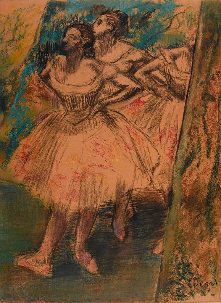 Edgar Degas, Dancers in the Wing (vers 1900–05). Cortesia del Fitzwilliam Museum, Cambridge.