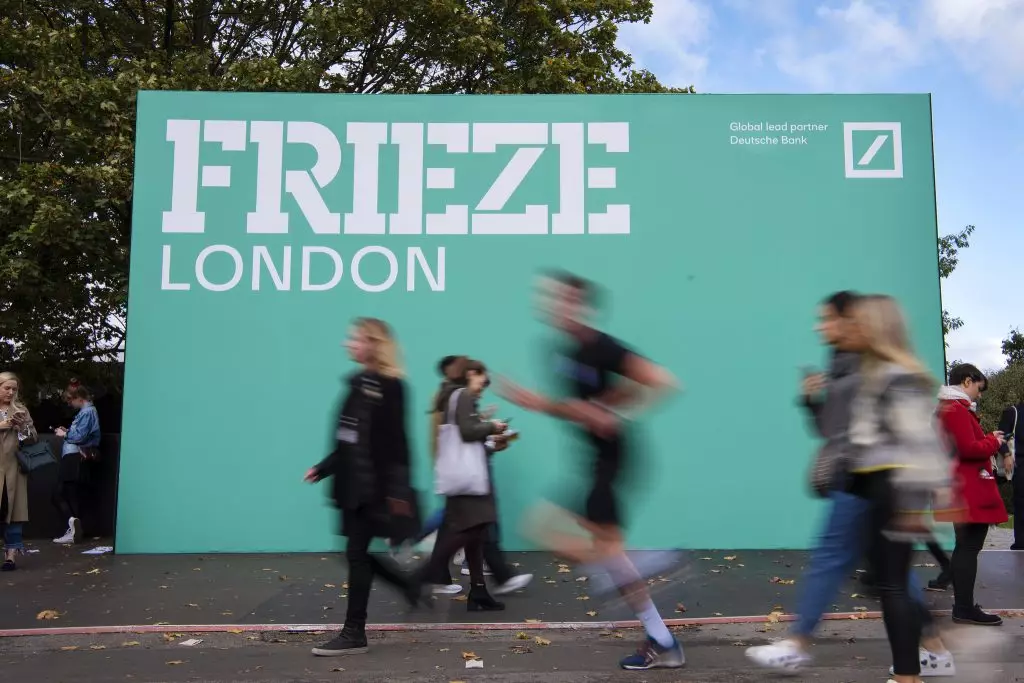 Frieze London 2019. ඡායාරූපය Linda Nylind විසිනි. Linda Nylind/Frieze අනුග්‍රහයෙනි.