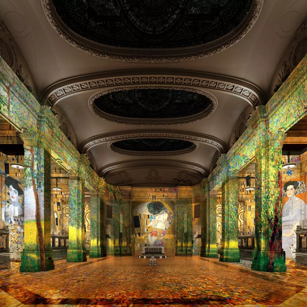 Usa ka Makasilaw nga Gustav Klimt Show ang Mag-inagurahan sa Unang Permanent Immersive Experience Venue sa New York