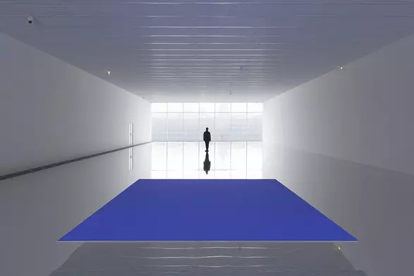 Kimsooja, I Breathe, (2015). Golygfa gosod, Center Pompidou-Metz. Llun: Jaeho Chong, trwy garedigrwydd Institut français/Année France Corée, Oriel Kukje, a Stiwdio Kimsooja.