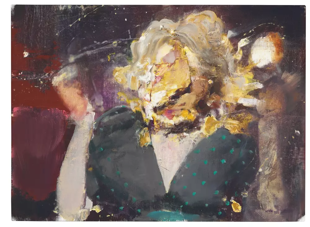 Adrian Ghenie, Pirukavõitluse uuring (2013). Christie's Images Ltd. loal.