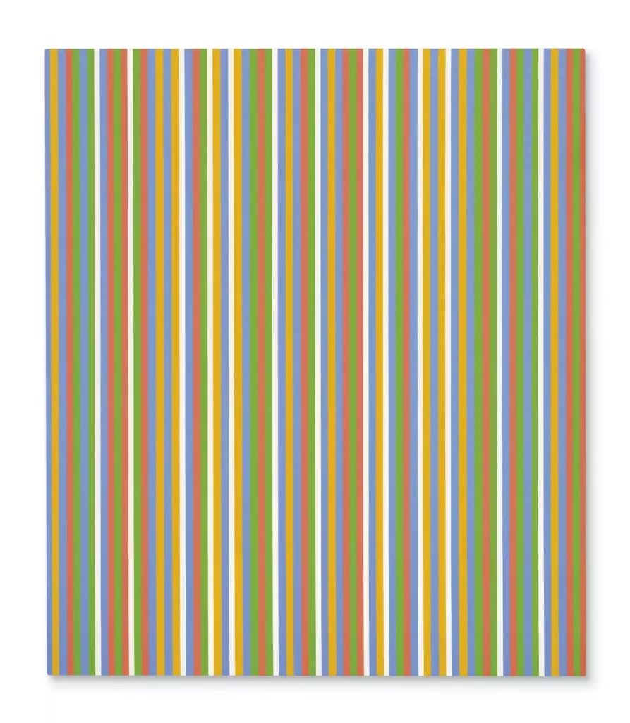 Bridget Riley, Greensleeves (1983). A Christie's jóvoltából.