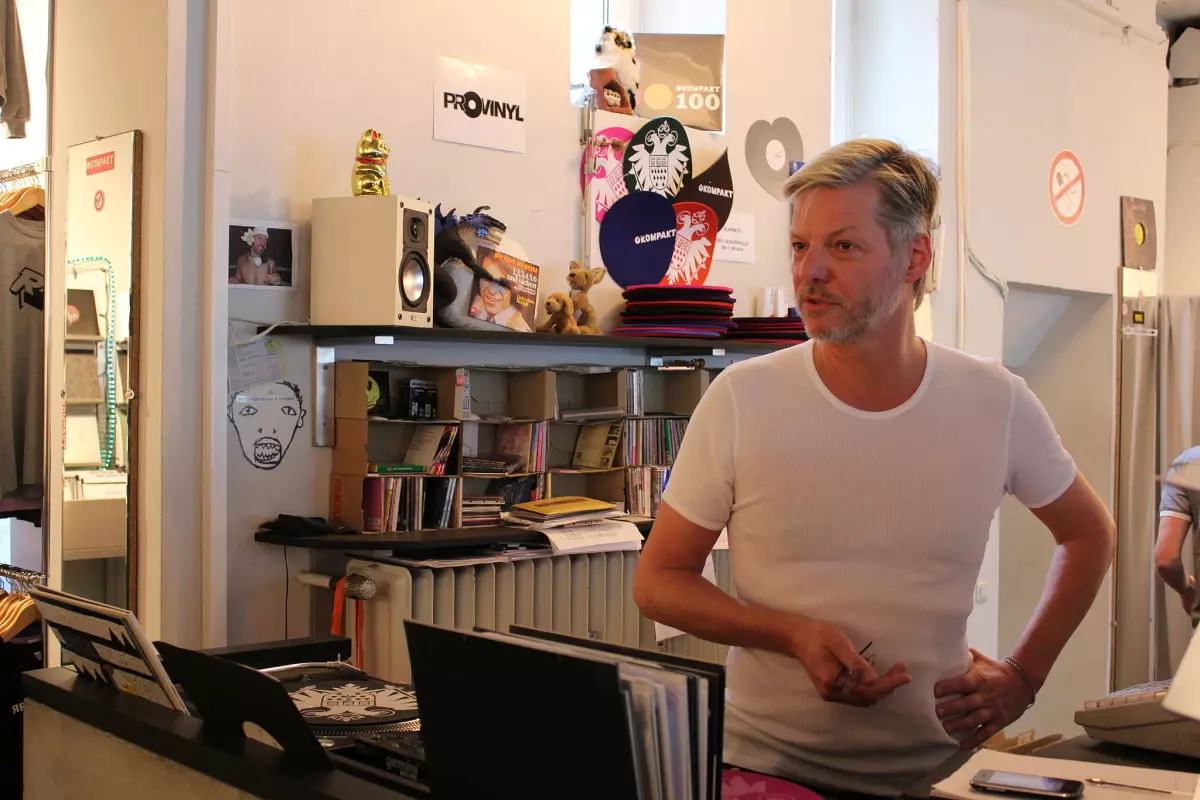 Wolfgang Voigt in Compact Records, Colonia nel 2012. Foto: Wikimedia Commons