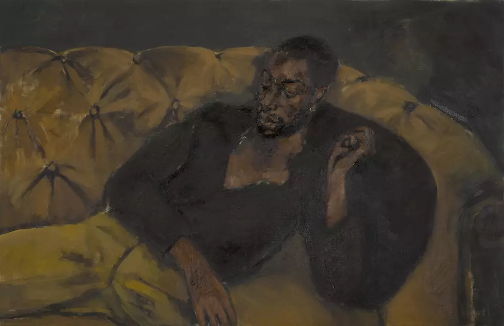 Lynette Yiadom-Boakye, An Assistance of Amber (2017) Со љубезност на уметникот, Корви-Мора, Лондон и галеријата Џек Шајнман, Њујорк