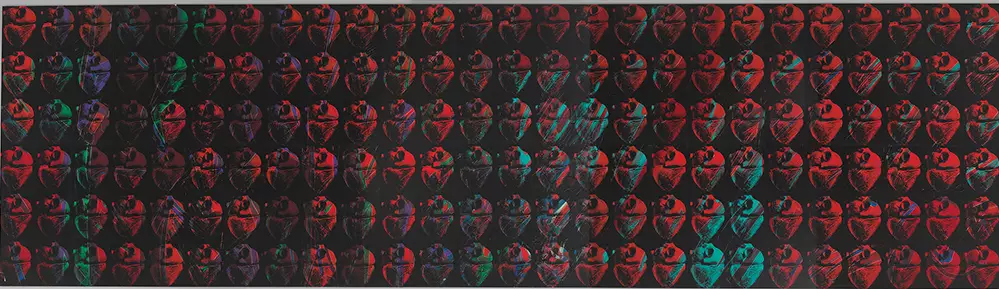 Andy Warhol's Hearts, gekauft vom Baltimore Museum of Art im Jahr 1994. Mit freundlicher Genehmigung des Baltimore Museum of Art.