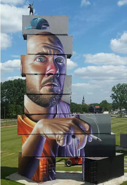 Smug One, (2015), ĉe Nordokcidentaj Muroj, Werchter, Belgio. Foto: Smug One.