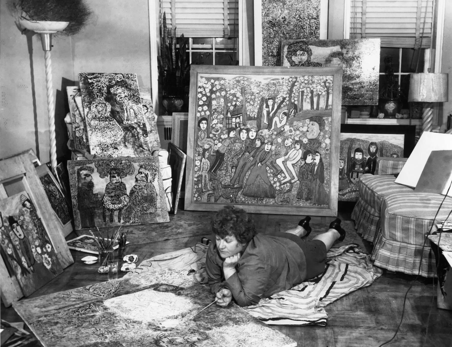 Siapa Janet Sobel, Artis Abstrak Kelahiran Ukraine Yang Mencipta Lukisan Titisan Bertahun Sebelum Jackson Pollock?