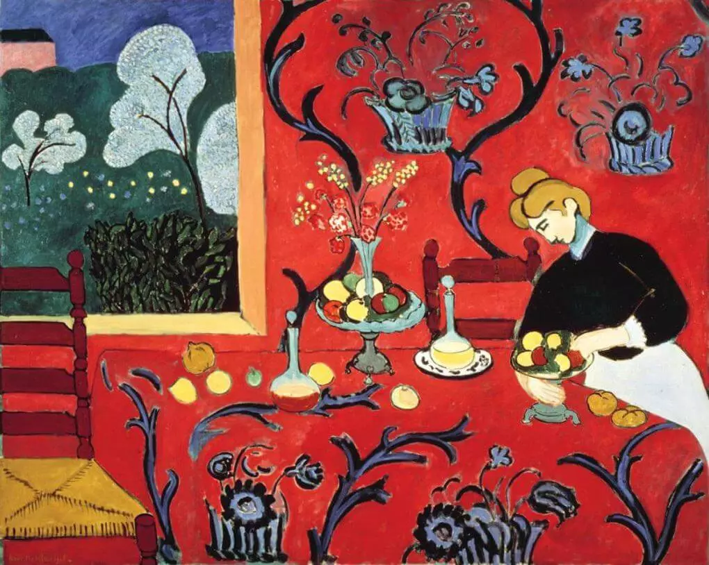 Henri Matisse'as, Desertas: Harmonija raudonai (1908).