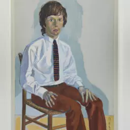 Alice Neel, Martin Dennis, 1971, oli sobre tela, 47 1/8 per 32 1/8 per 7/8 polzades. Cortesia de David Zwirner, Nova York/Londres.