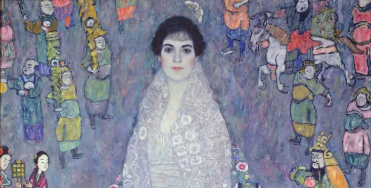 Gustav Klimt, Elisabeth Lederer의 초상화(1914-16). Neue 갤러리 제공.