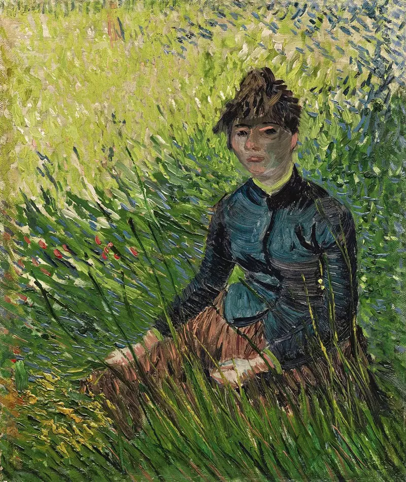 Vincent van Gogh, Femme dans un Champ de Blé