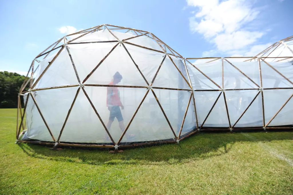 Pollution Pods Michaela Pinskyja. Fotografija Finnbarr Webster/Getty Images.